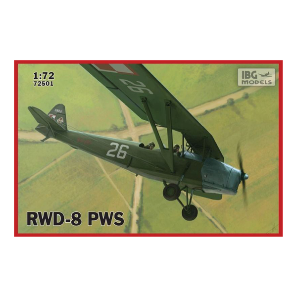 Polski Samolot Szkolny RWD-8 PWS model do sklejania IBG Models
