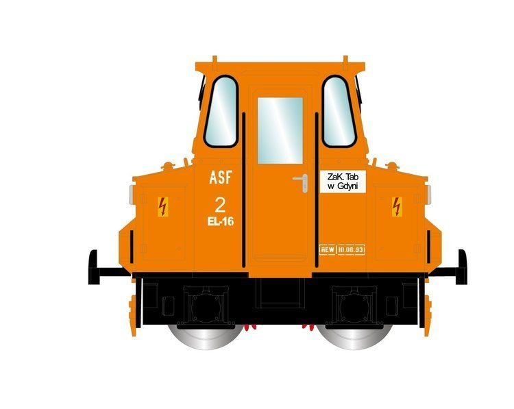 Ciągnik Szynowy Akumulatorowy ASF EL-16 PKP Rivarossi