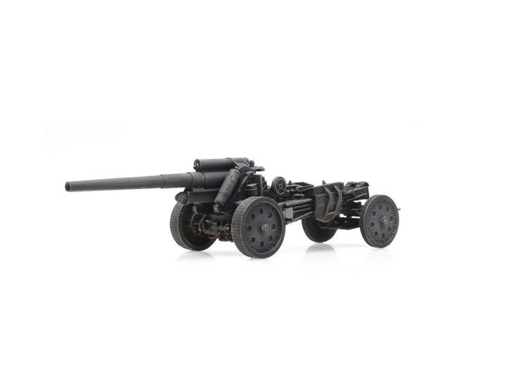 Niemieckie Działo / Haubica 105 mm gotowy model H0 Artitec