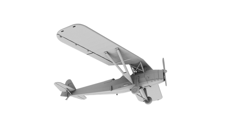 Polski Samolot Szkolny RWD-8 DWL model do sklejania IBG Models