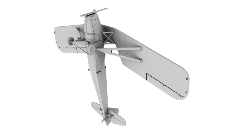 Polski Samolot Szkolny RWD-8 DWL model do sklejania IBG Models